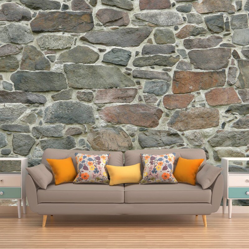 Stone Wallpaper - Etsy