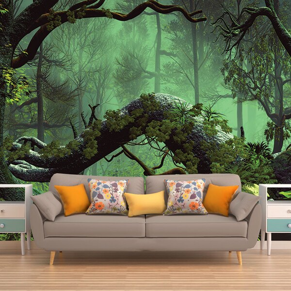 Enchanted Forest Wall Decal - Etsy