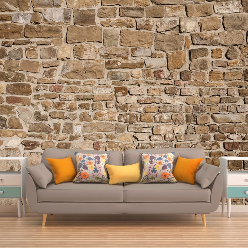Stone Wall Decal - Etsy