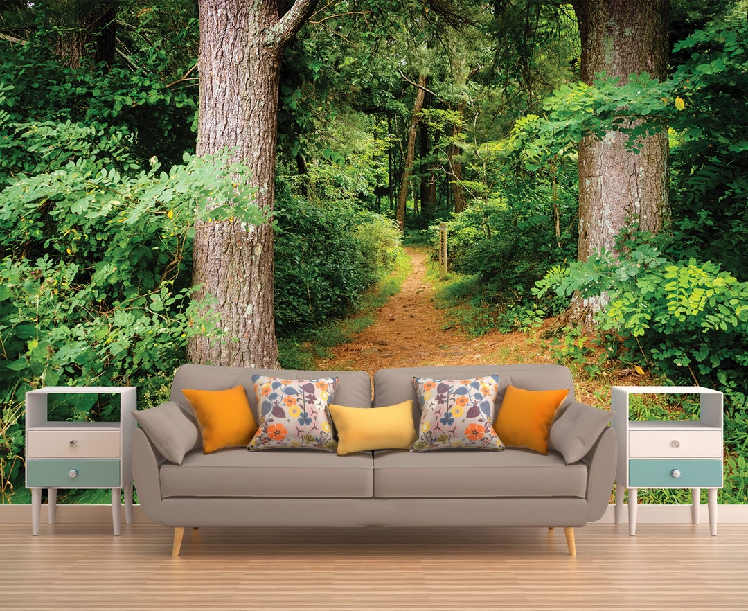 Trees Wall Art, PEEL AND STICK, Trees Art, Trees Wall Decal, Trees ...