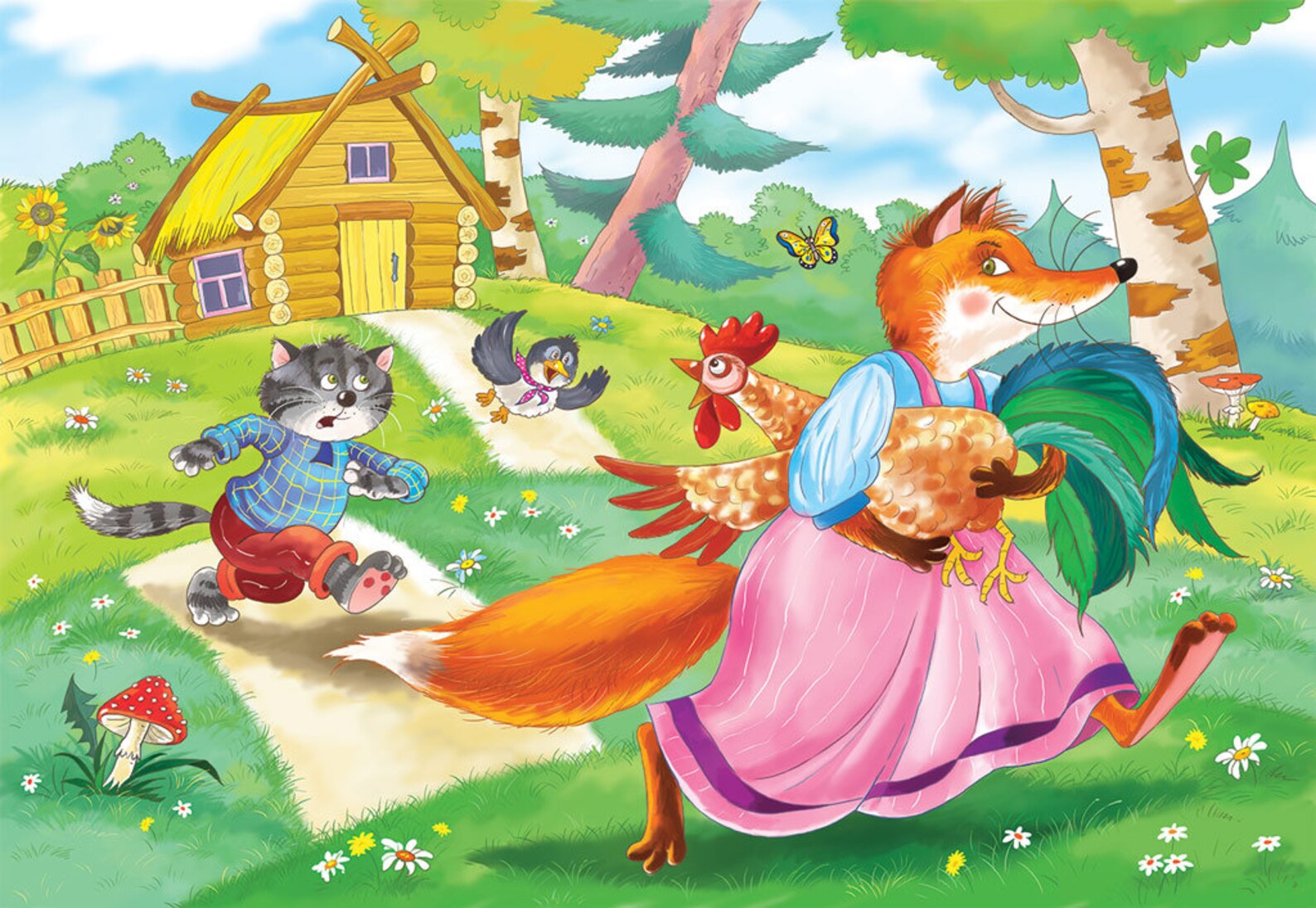 Kids Wallpaper NURSERY Wall Covering Fox Wall Tapestry | Etsy