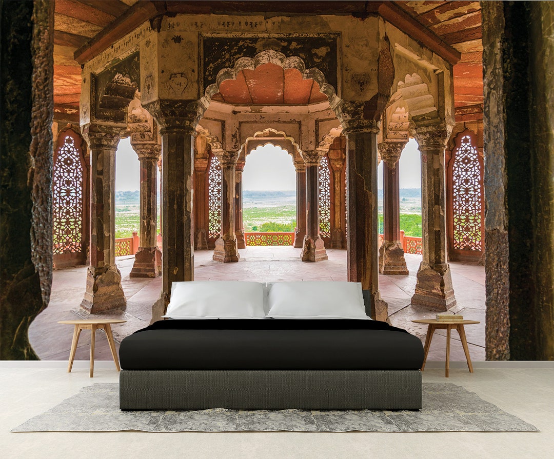 ARCHES WALL DECAL, Peel and Stick, Arches Décor, India Wall Art, 3D ...