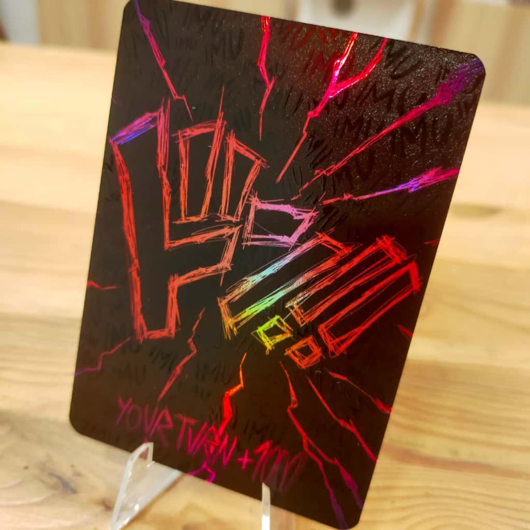 GIFT!! Pack X10 of Imu With Embossed Custom One Piece Card - Etsy