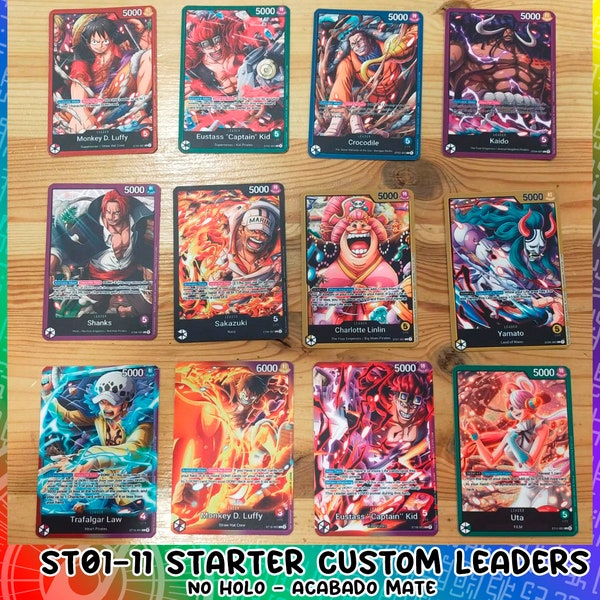One Piece Custom Leader Cards - Etsy