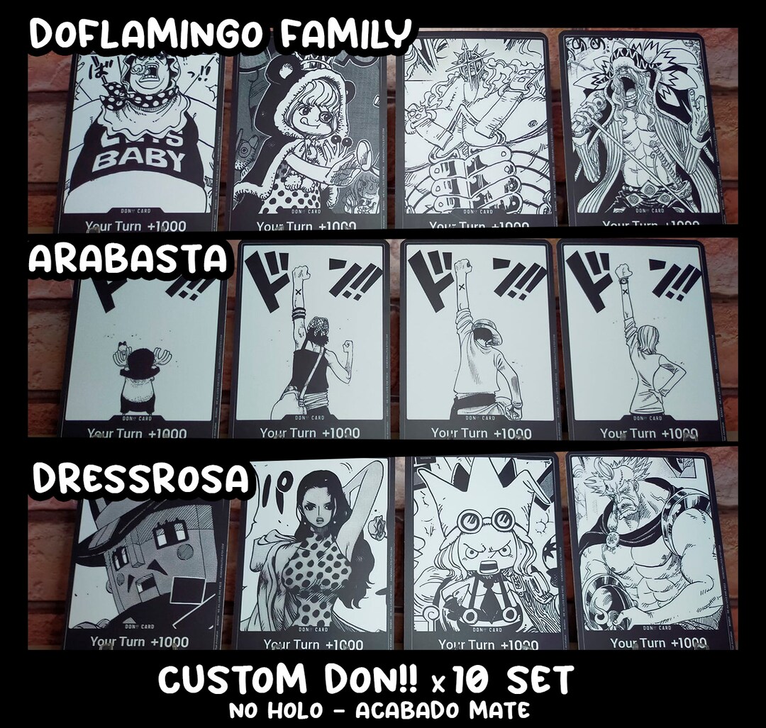 DON Card Set One Piece / Pack 10 / One Piece Card Game Cards / TCG ...