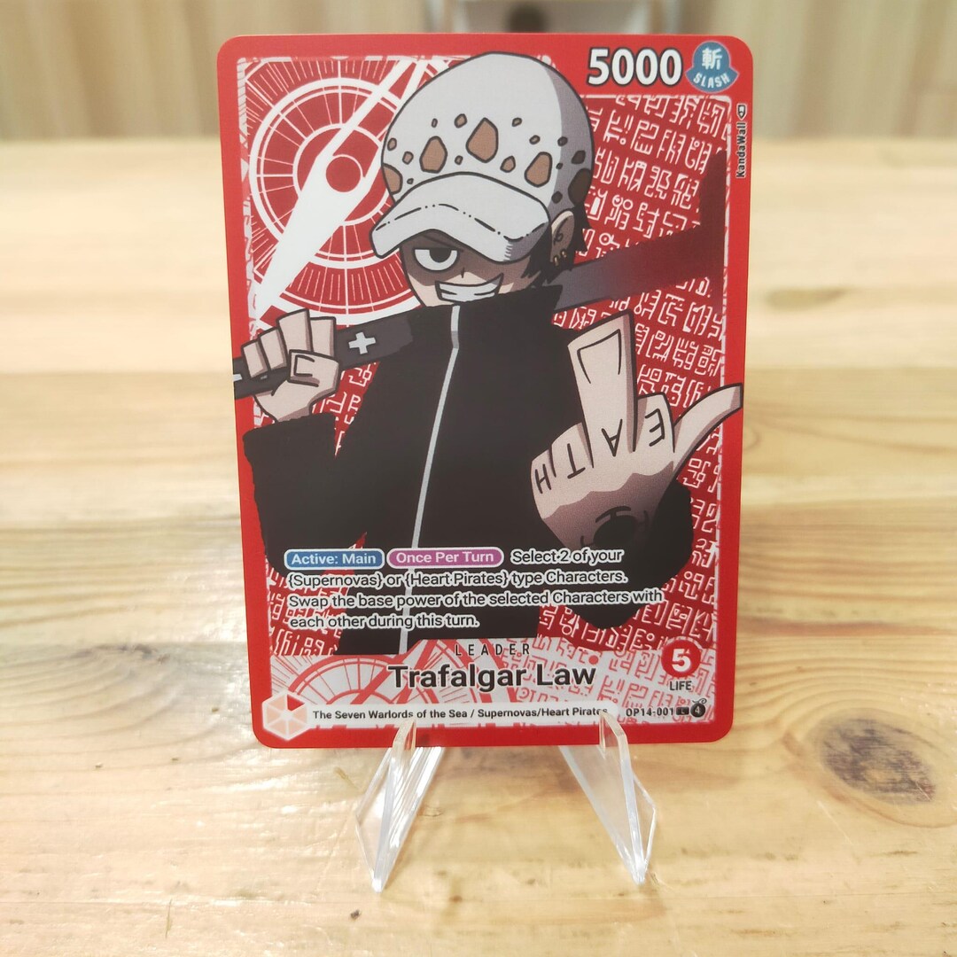 Trafalgar Law OP14 – Custom Leader Card (ENTRY) | One Piece Card Game ...