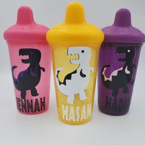 T Rex Sippy Cup Dino Sippy Cup Trex Dino Sippy Cup | Etsy