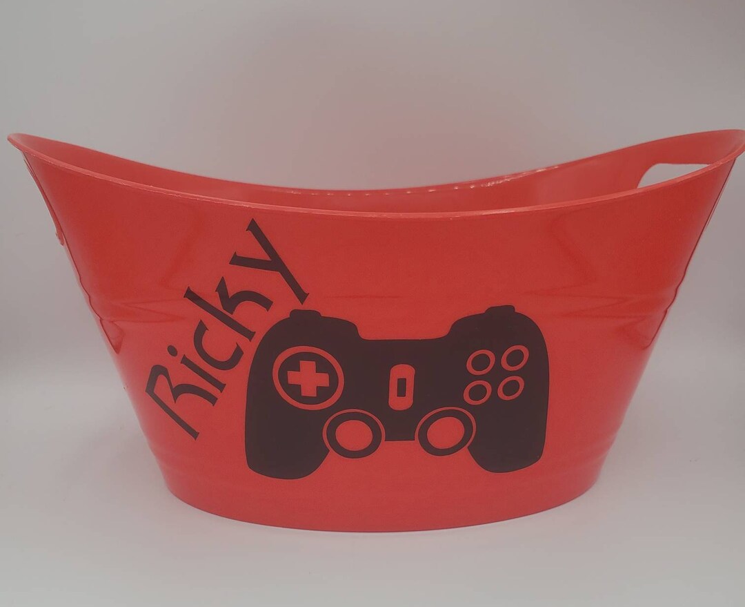 Gamer Easter Basket, Personalized Easter Basket, Toy Bucket, Gift ...