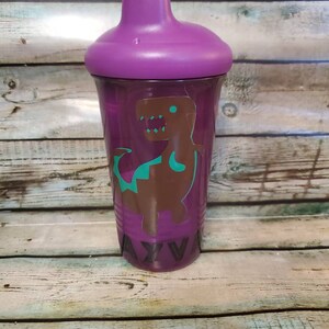 T Rex Sippy Cup Dino Sippy Cup Trex Dino Sippy Cup | Etsy