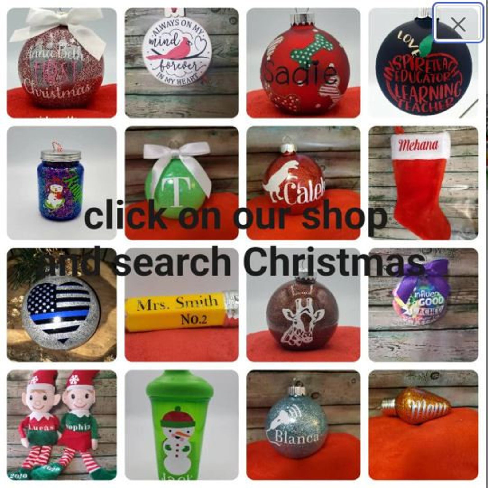 Small Christmas Ball Family Ornaments Ball Christmas - Etsy