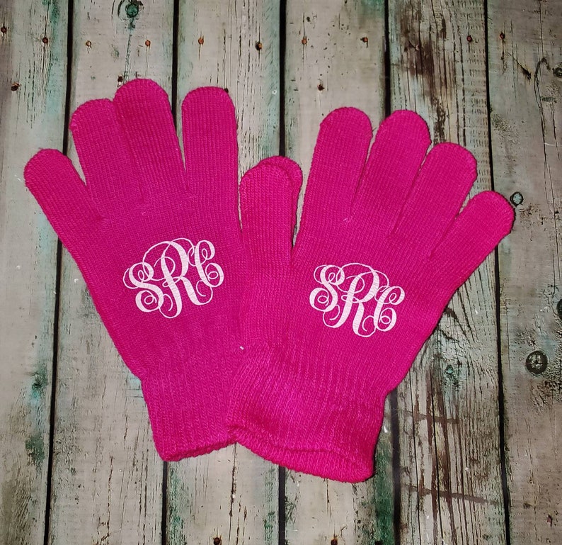 Monogram Gloves Gifts Under 10 Bridesmaid Gifts | Etsy
