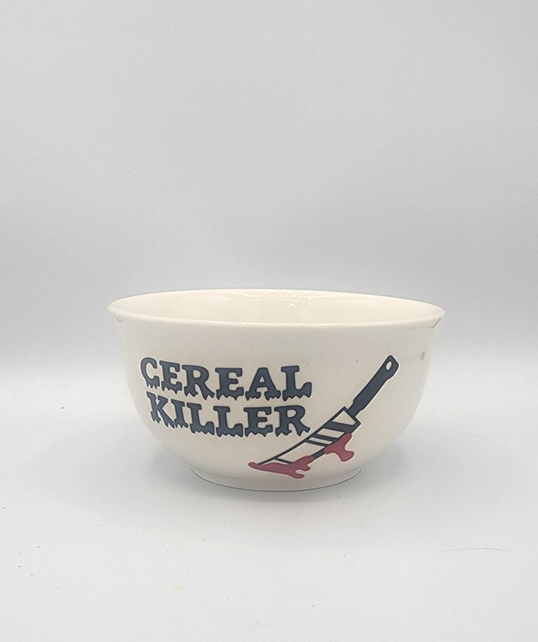 Cereal Killer Bowl Halloween Cereal Bowl Serial Killer Bowl - Etsy
