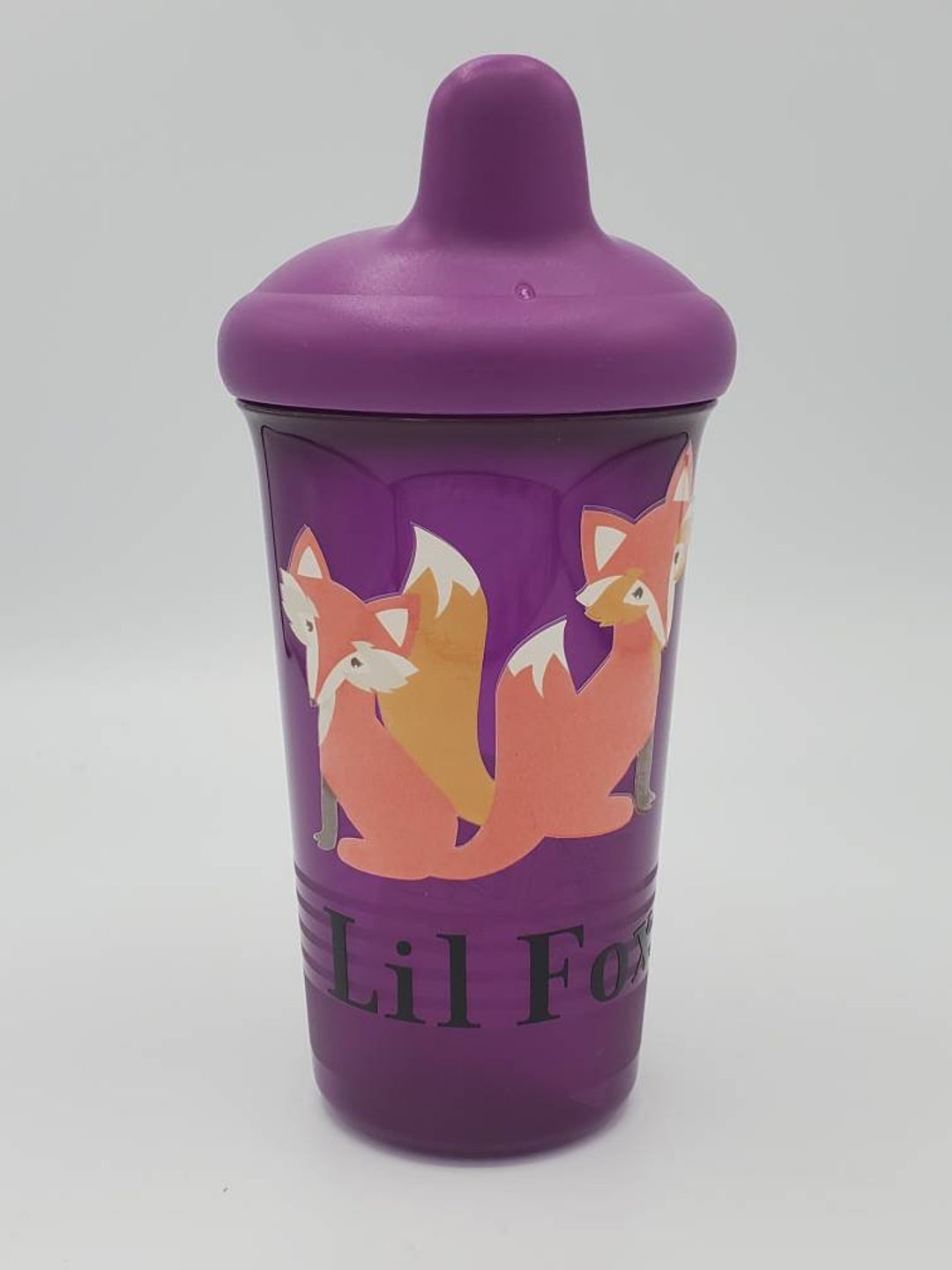 Fox Sippy Cup, Baby Sippy Cup, Cute Fox Sippy Cup, Personalized Fox ...