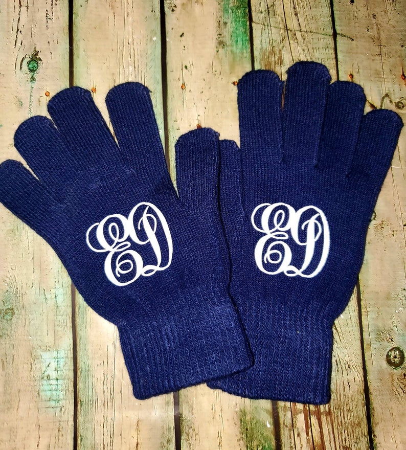 Monogram Gloves Gifts Under 10 Bridesmaid Gifts | Etsy