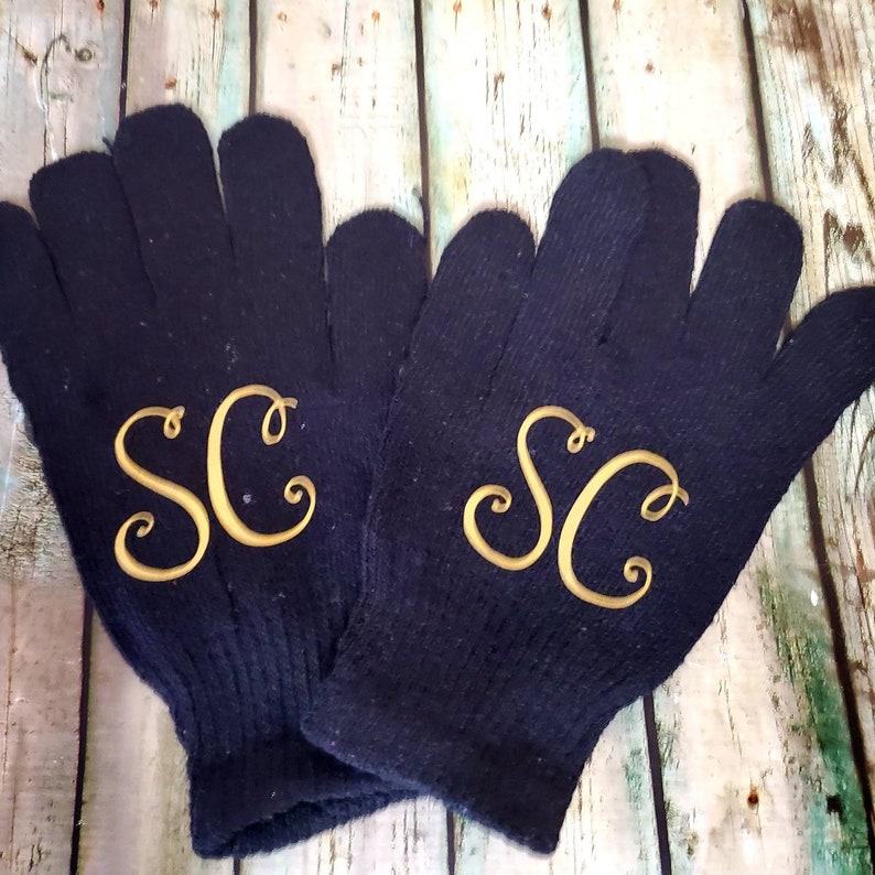 Monogram gloves Gifts under 10 Bridesmaid gifts | Etsy