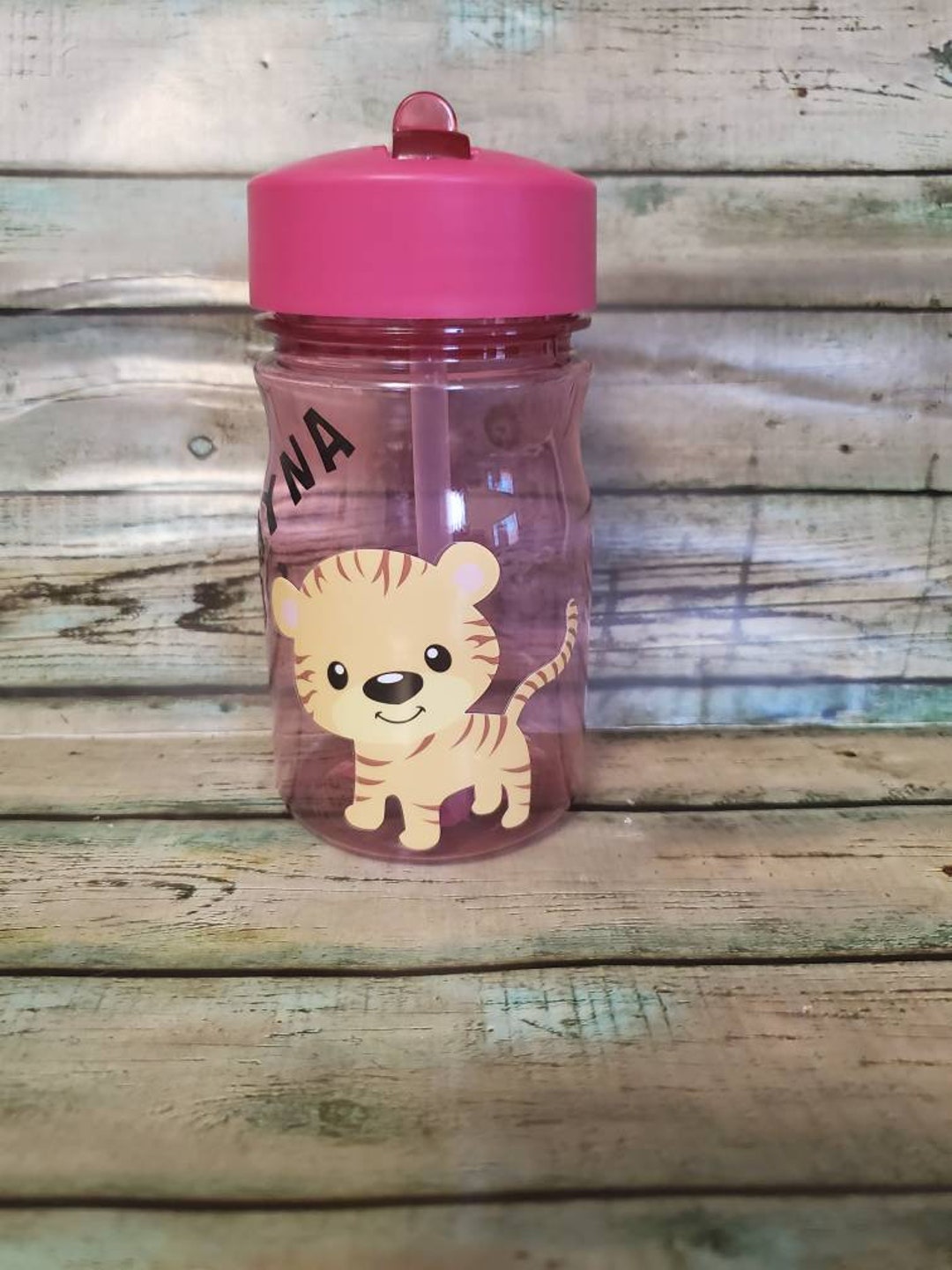 Tiger Water Bottle Personalized Tiger Water Bottle Tiger - Etsy