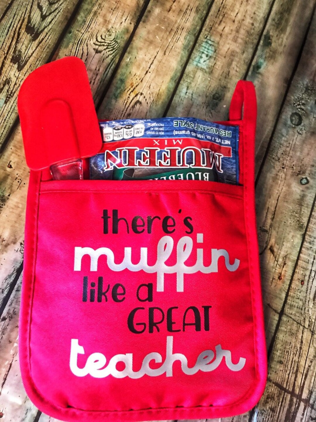 There's Muffin Like A Great Teacher Oven Mitt Teacher - Etsy