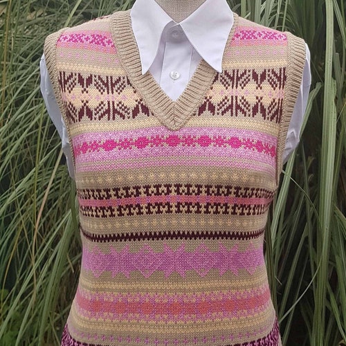 Beige & Raspberry Ladies Vintage Style 1930's 40's WW2 - Etsy