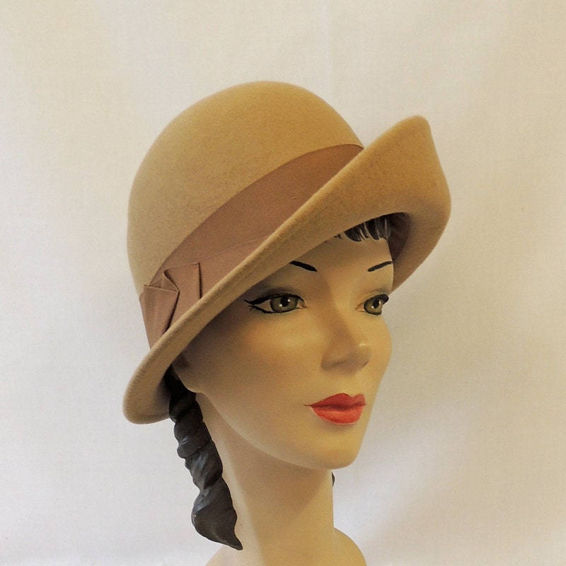 Vintage Camel Fedora - Etsy