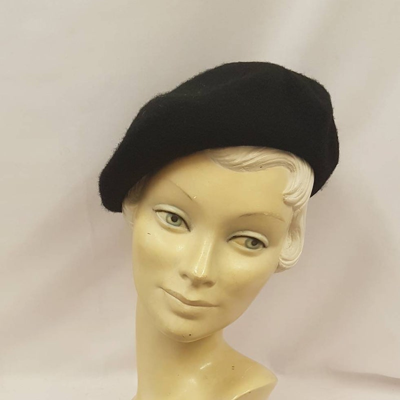 Black Beret - Etsy UK