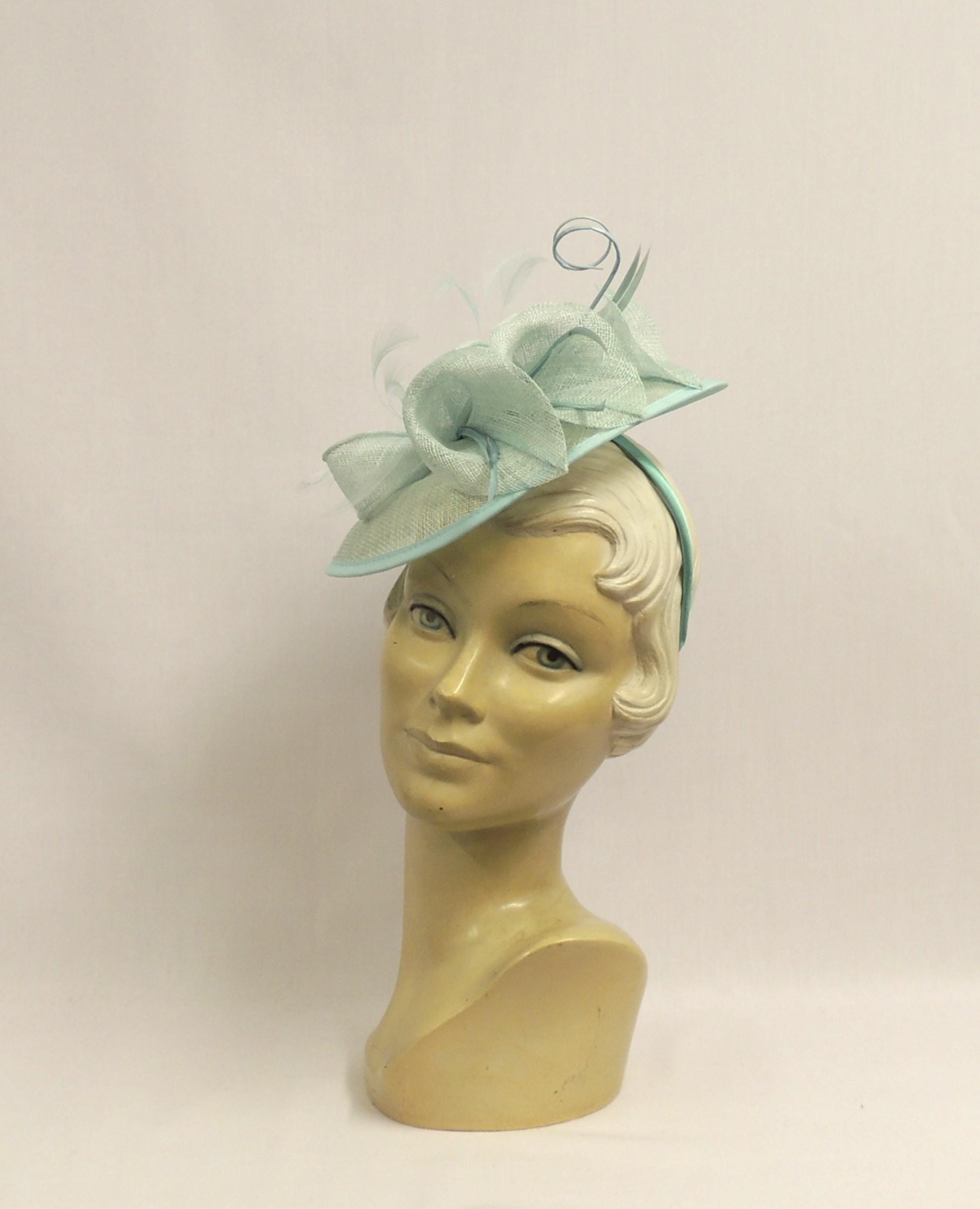 Light Blue Lilly Fascinator Hat Ascot Derby Races Wedding - Etsy