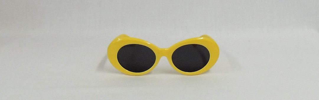 Cilla Yellow Go Go Sunglasses 1960's Style UV400 - Etsy