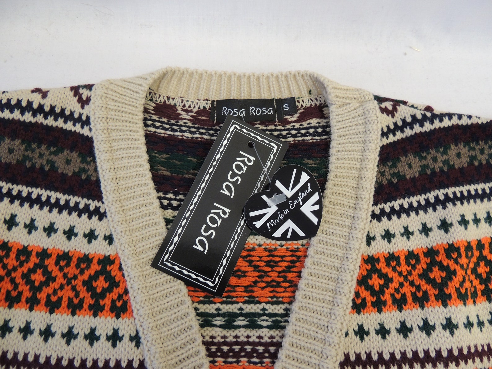 Beige & Orange Mens Vintage Style 1930's 40's WW2 | Etsy