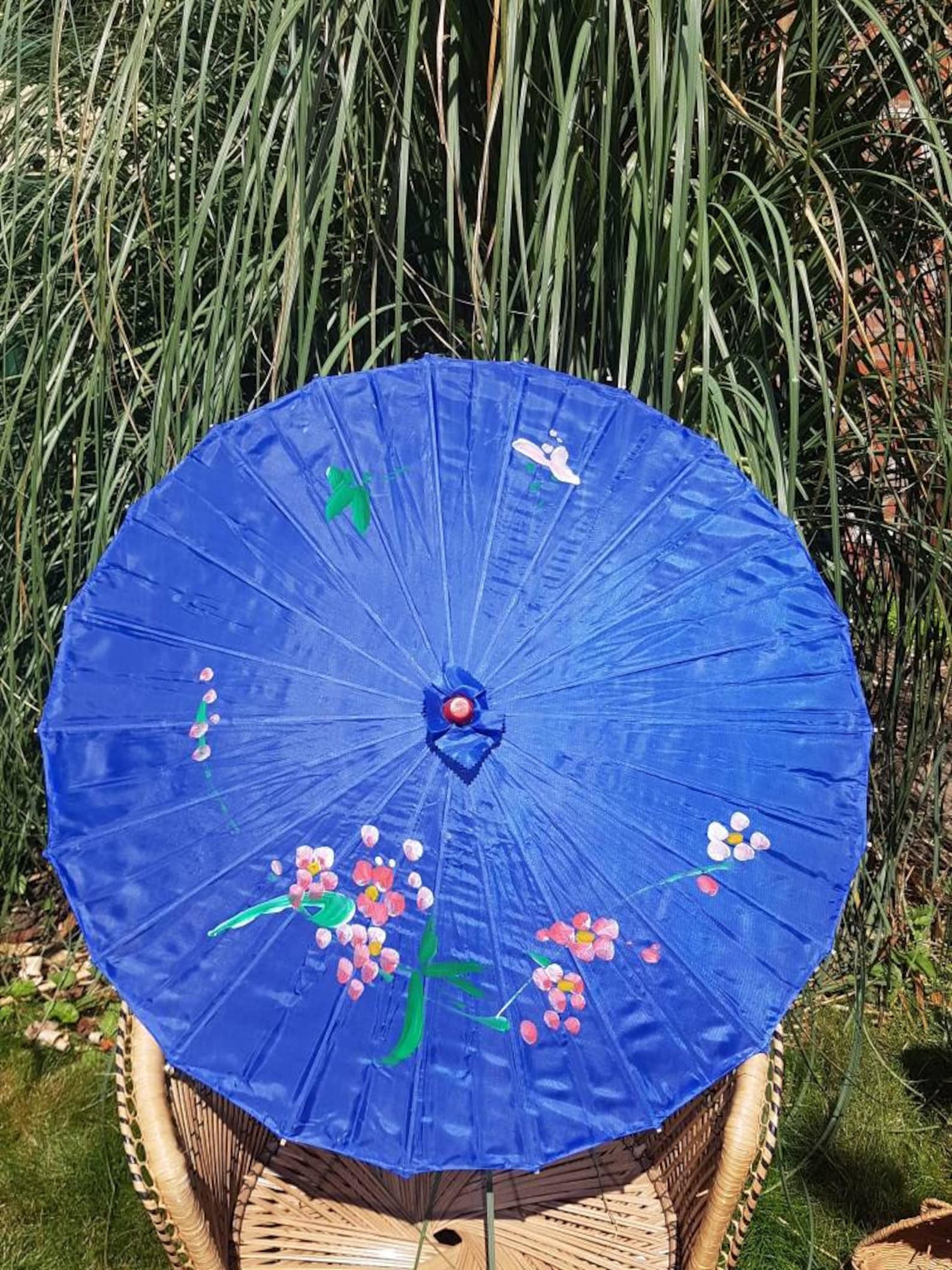 Hand Painted Sun Parasol Vintage Style 1930s 1940s Pin Up - Etsy