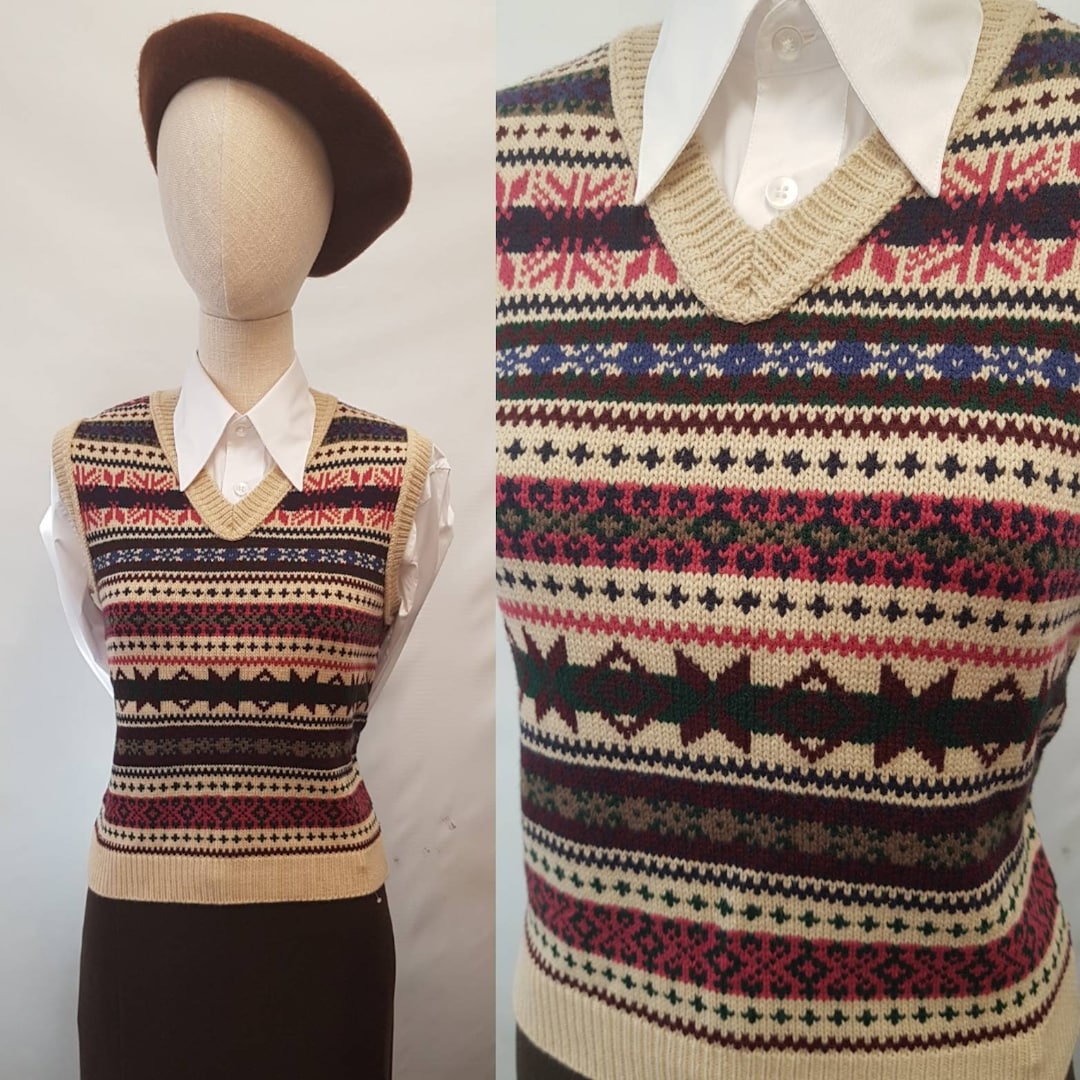 Beige & Raspberry Ladies Vintage Style 1930's 40's WW2 - Etsy