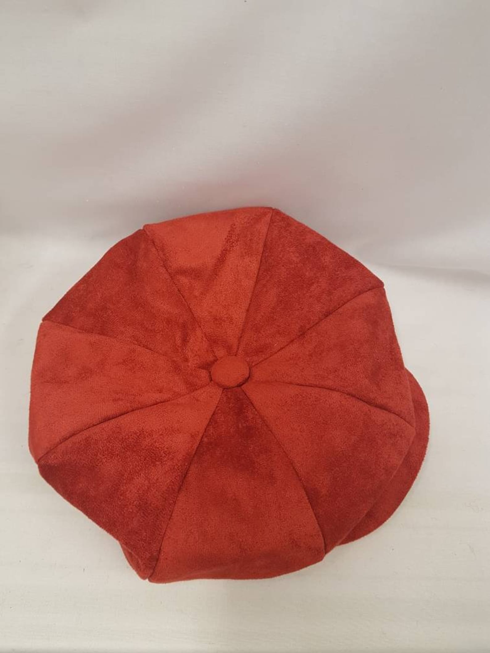 Suedette Vintage Style 1930s 1940s Baker Boy/girl News Boy Cap | Etsy UK