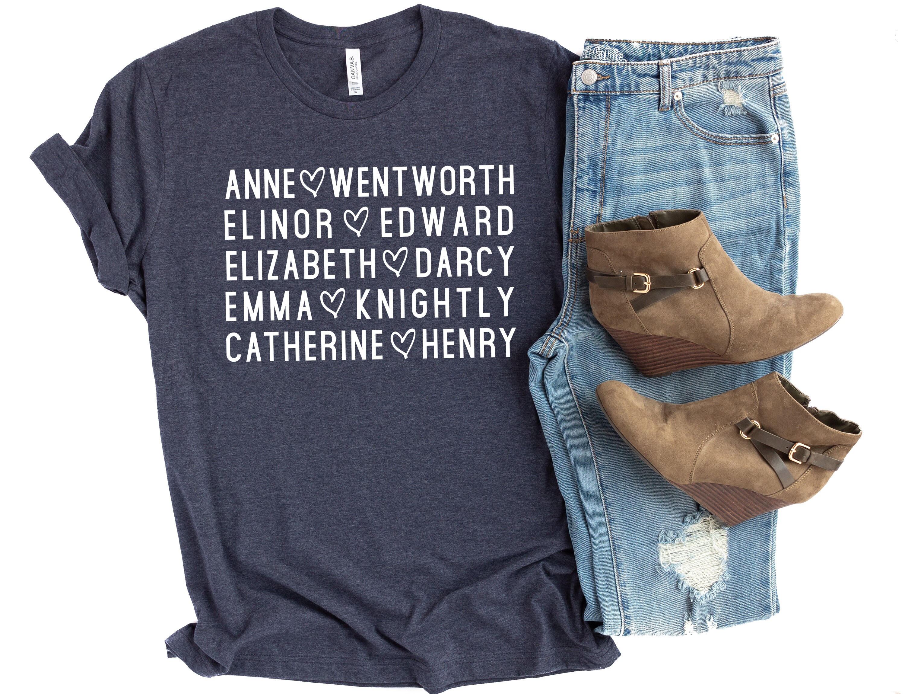 Jane Austen Shirt Literary Valentines Day Gifts for Book | Etsy