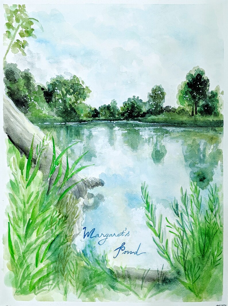 Hand Painted Special Memory Landscape Scenery Architecture - Etsy