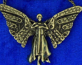 Clockwork Necklace | Etsy