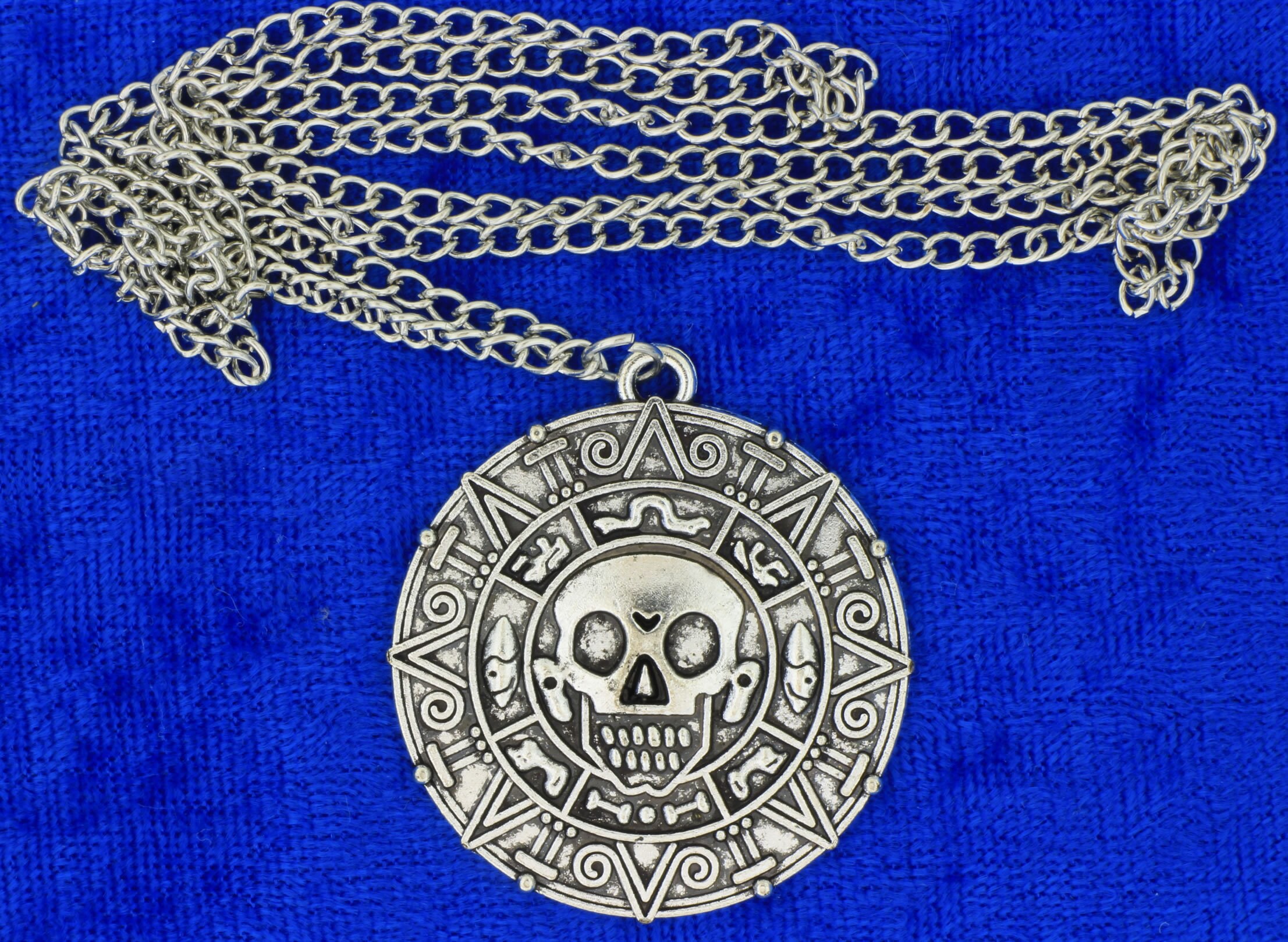 Pirates Doubloon Coin Necklace or Keychain Various Colors - Etsy