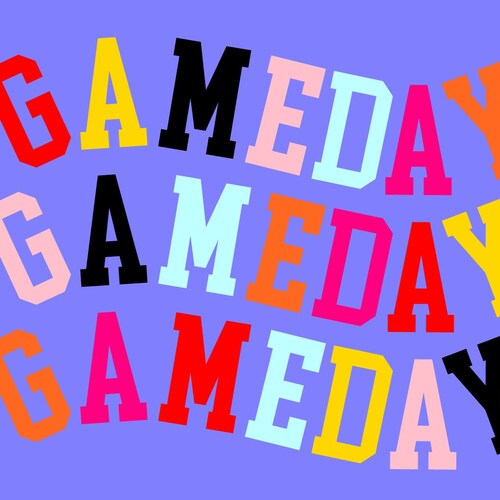 Gameday SVG PNG Digital Download - Etsy