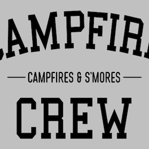 Campfire Crew Cocktails and S'mores - SVG, PNG Digital Download - Etsy