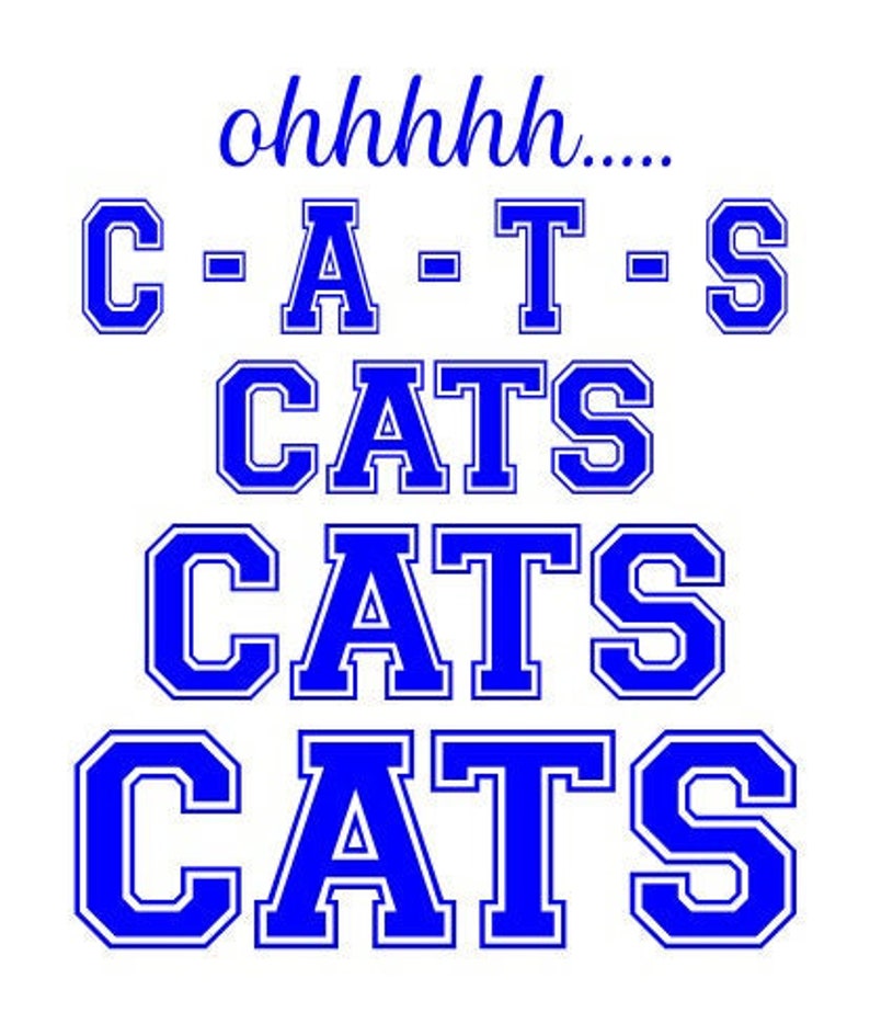 Ohhhhh C - A - T - S Cats Cats Cats - SVG, PNG Digital Download - Etsy