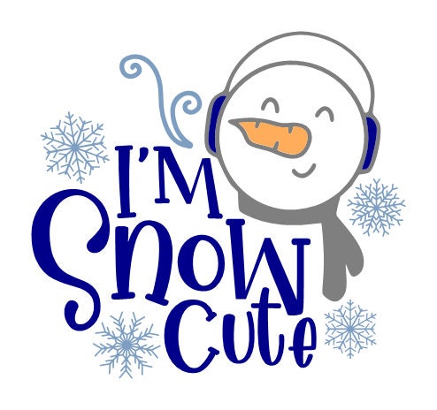 I'm Snow Cute SVG, PNG Digital Download - Etsy