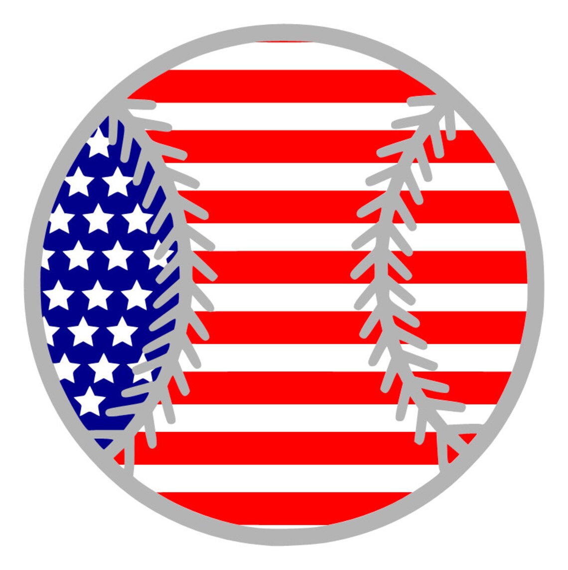 Baseball Flag SVG PNG Digital Download - Etsy