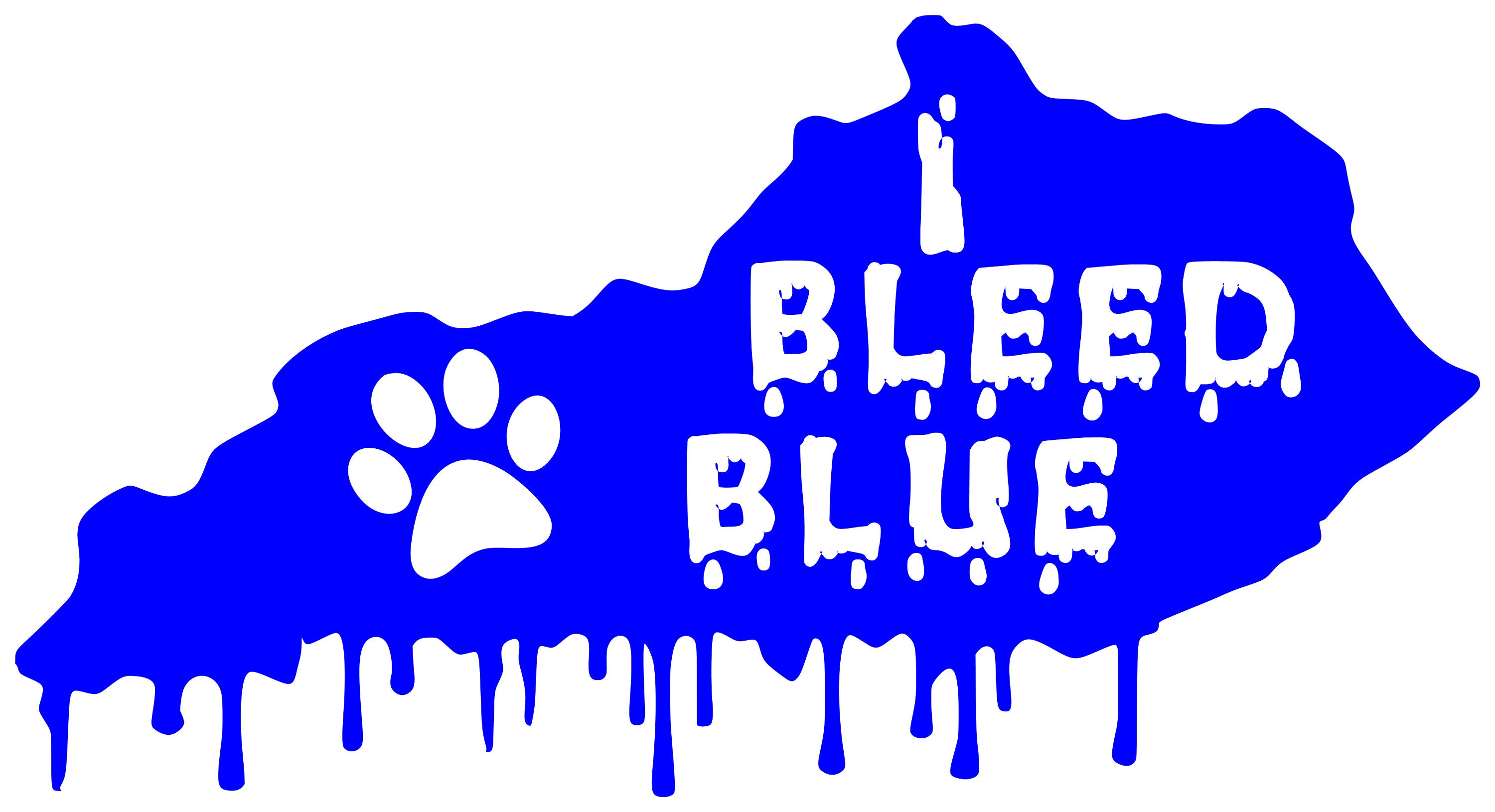 KY I Bleed Blue SVG, PNG Descarga digital - Etsy España