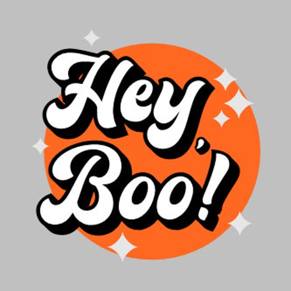 Hey Boo - Etsy