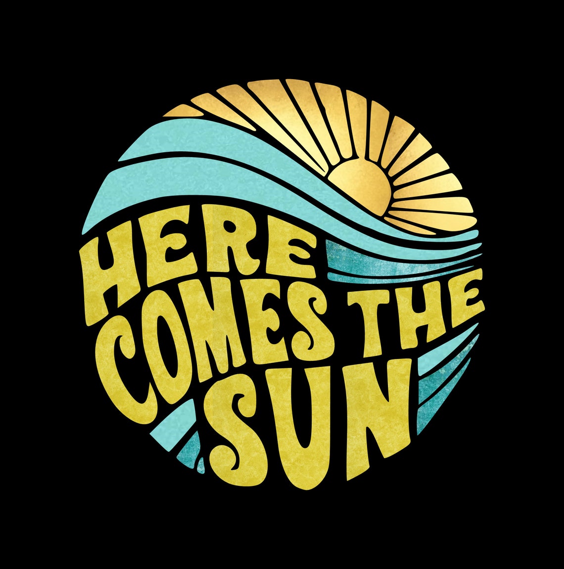 Here Comes the Sun SVG PNG Dxf Eps Digital Download - Etsy