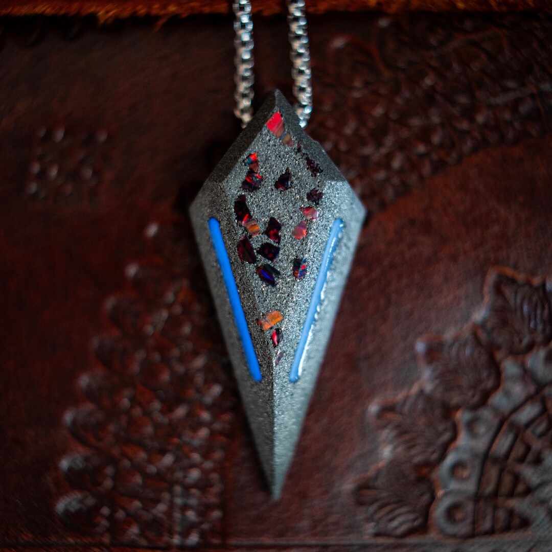 Spectre Symphony, Tungsten Matrix Composite Heavy Pendant With Glowing ...