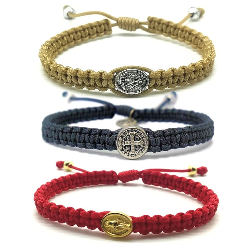 Gold Bracelet Saint - Etsy