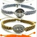 Catholic Saint Medal String Cord Macrame Charm Bracelet Bulk Lot Sale ...