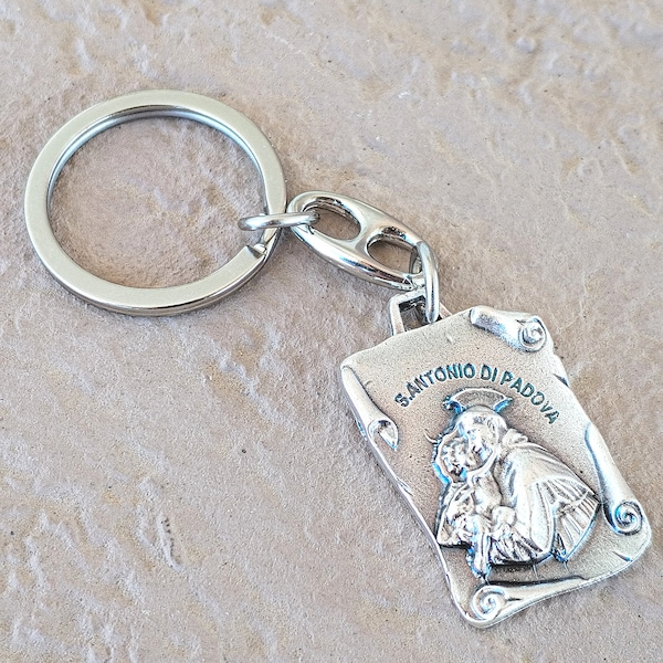 St Anthony Keychain - Etsy