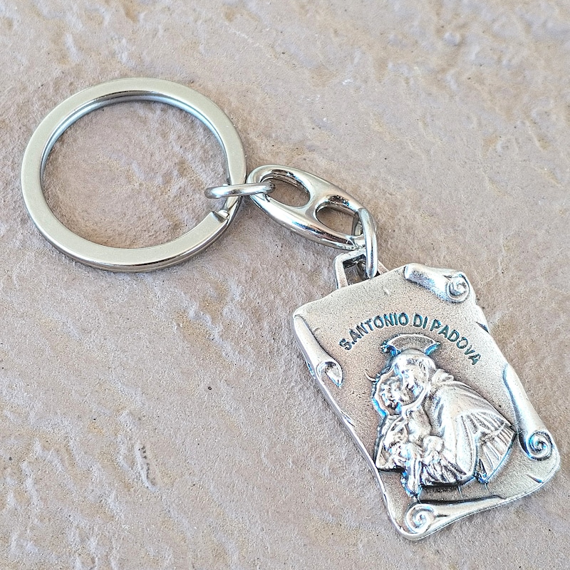 St Anthony Keychain - Etsy