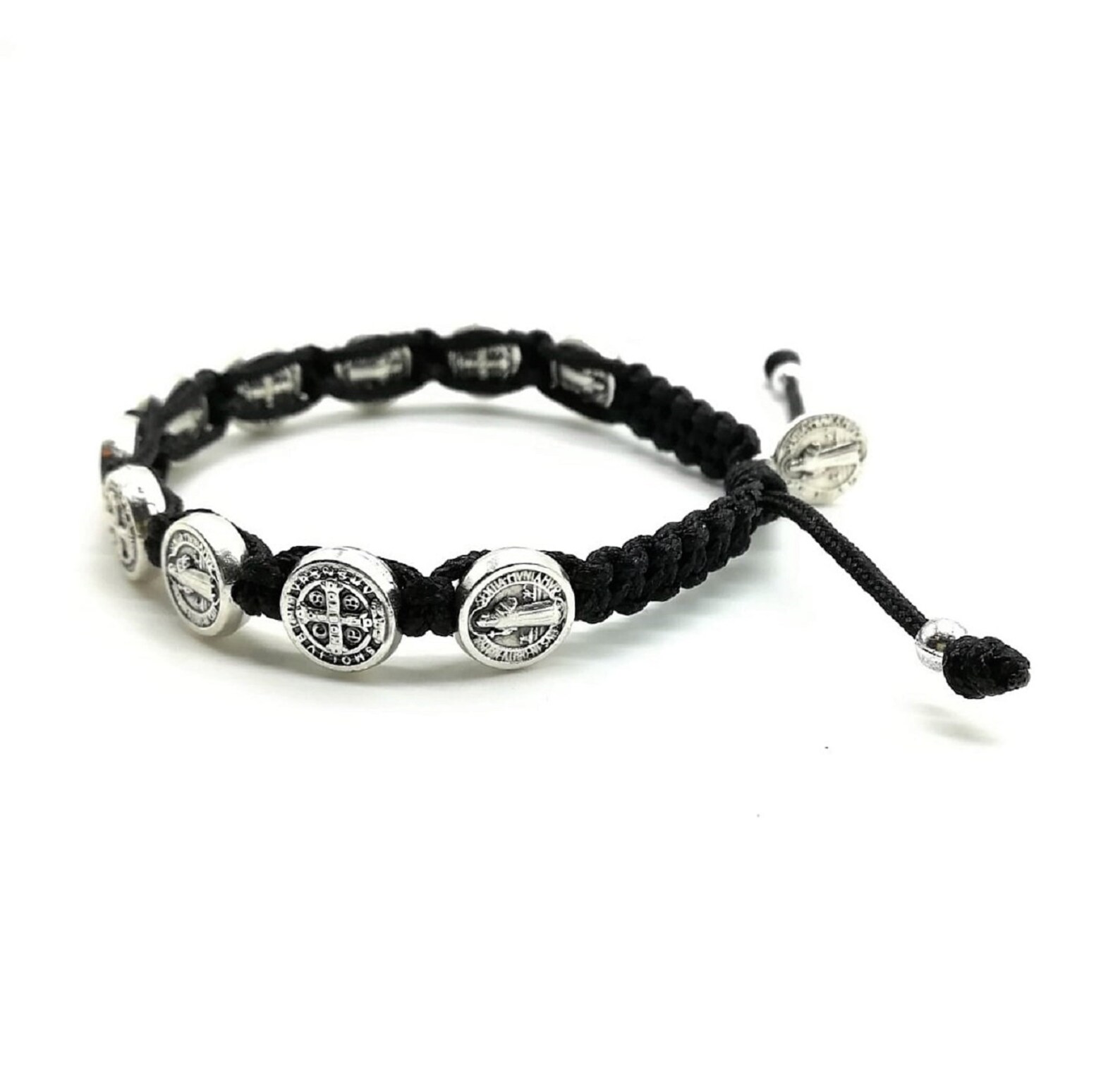 Catholic Charms Bracelet for Women and Men Silver St - Etsy