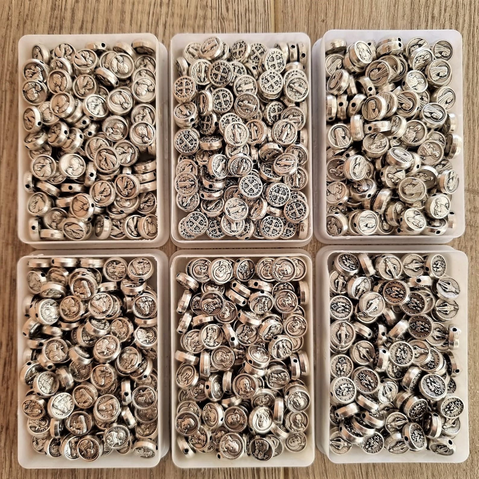 Catholic Charms / Saint Medal Wholesale - Rosary Making, DIY Jewelry ...