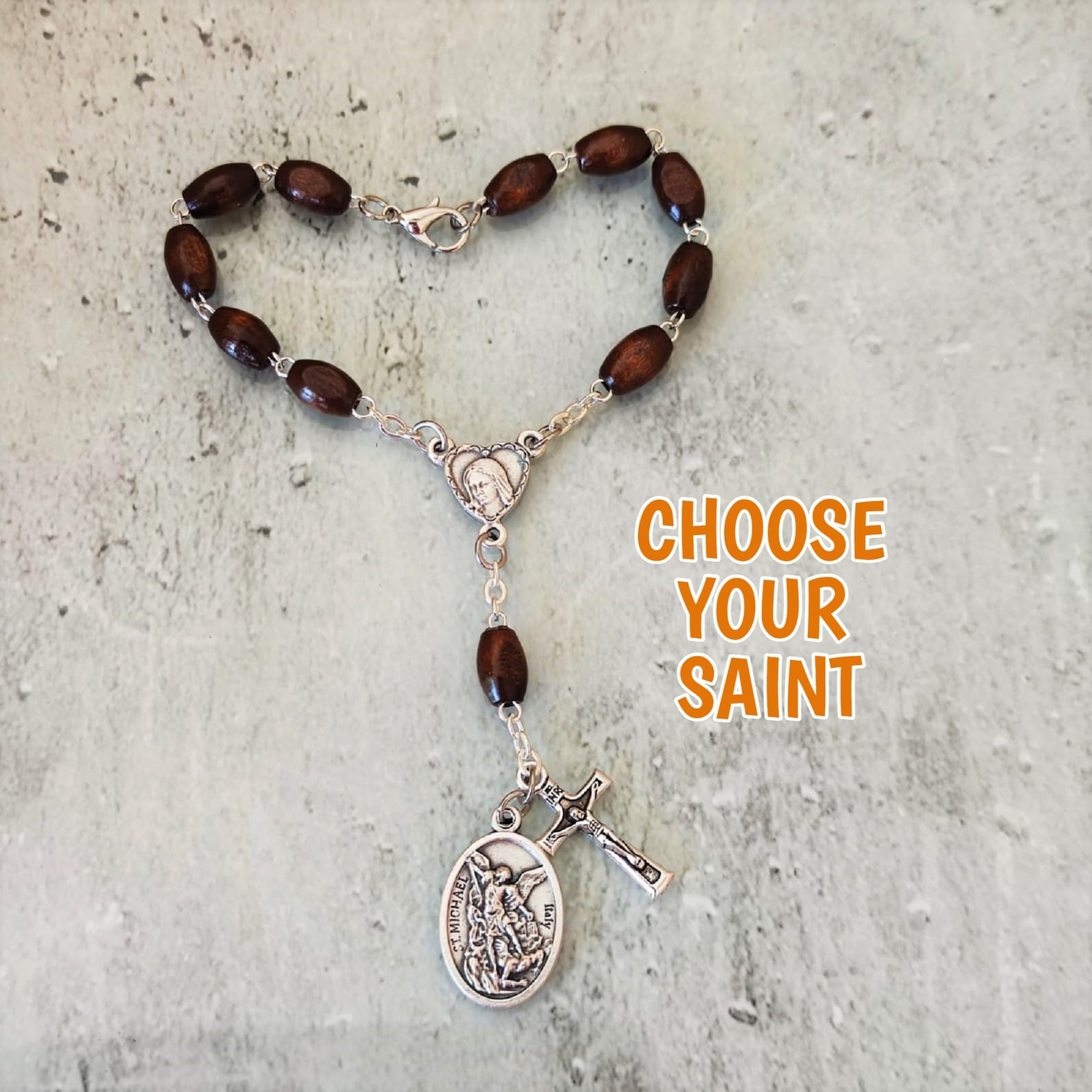 Auto Rosary, Wooden Car Rosary, Pocket Rosary, Car Rosary, Rear View ...